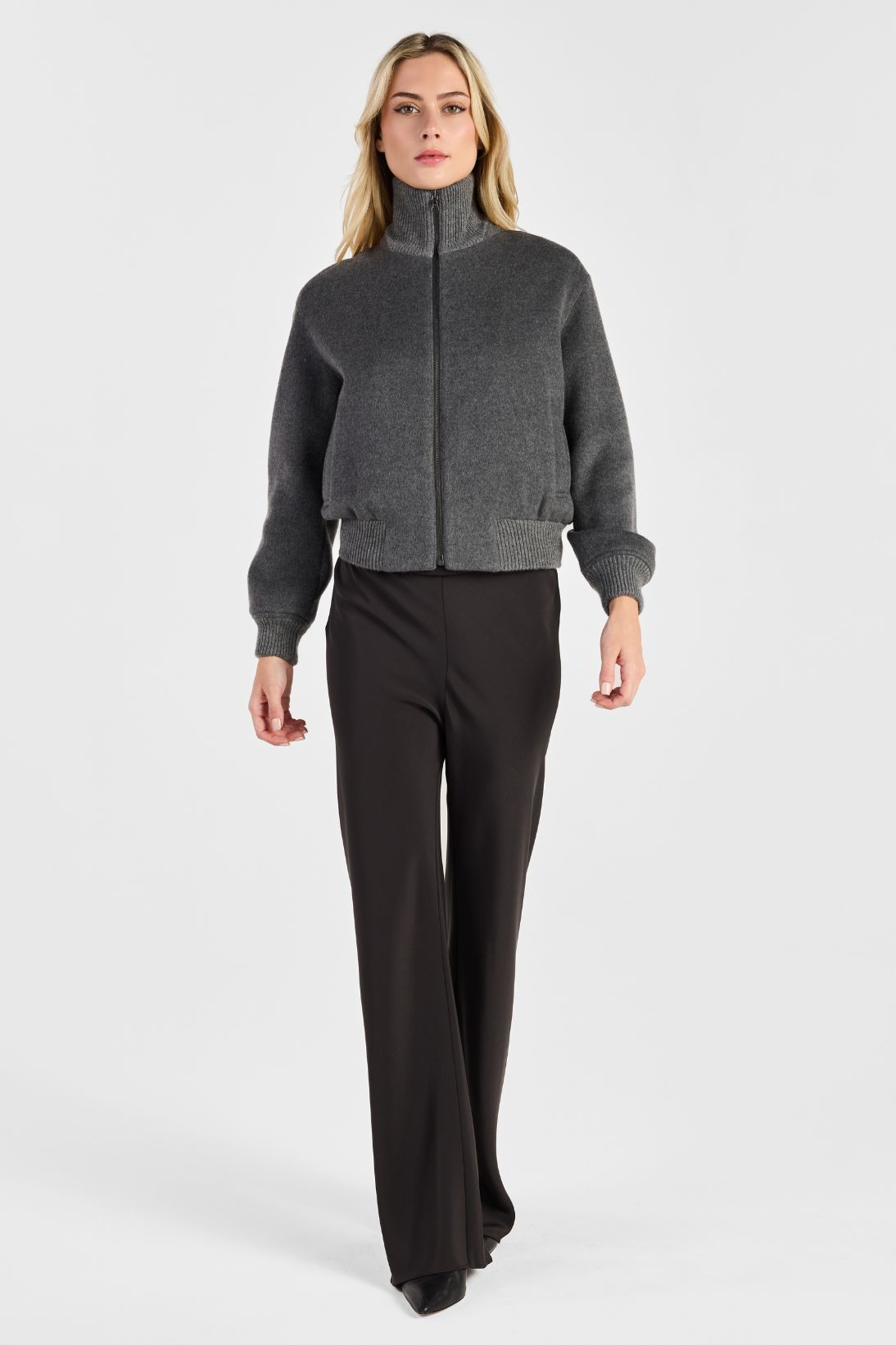 Women's Double Face Bomber Jacket | TSE